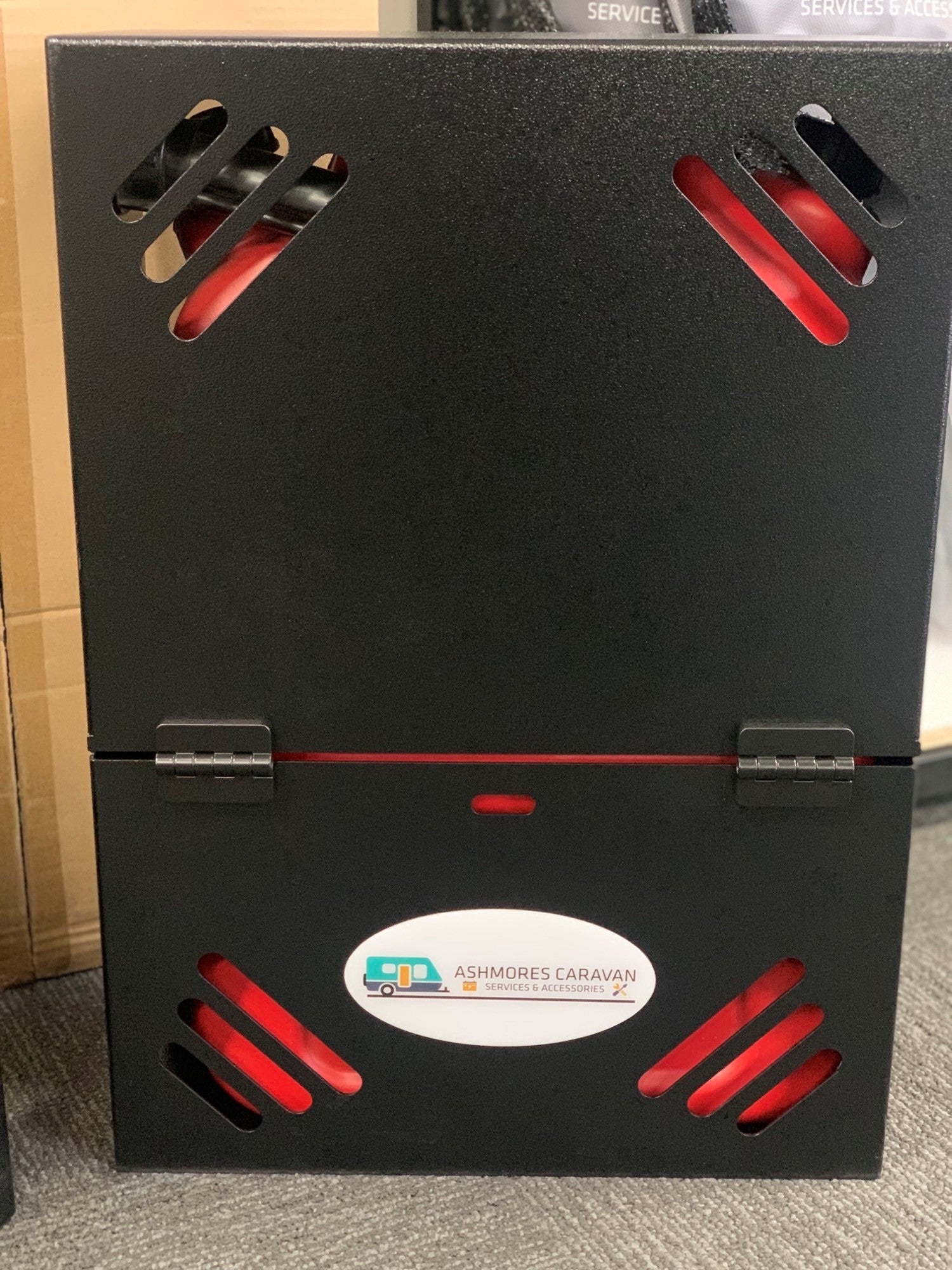 Lockable Jerry Can Holder – Ashmores Caravan Services & Accessories