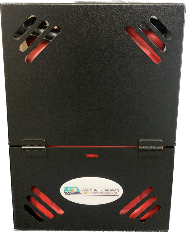 Lockable Jerry Can Holder – Ashmores Caravan Services & Accessories