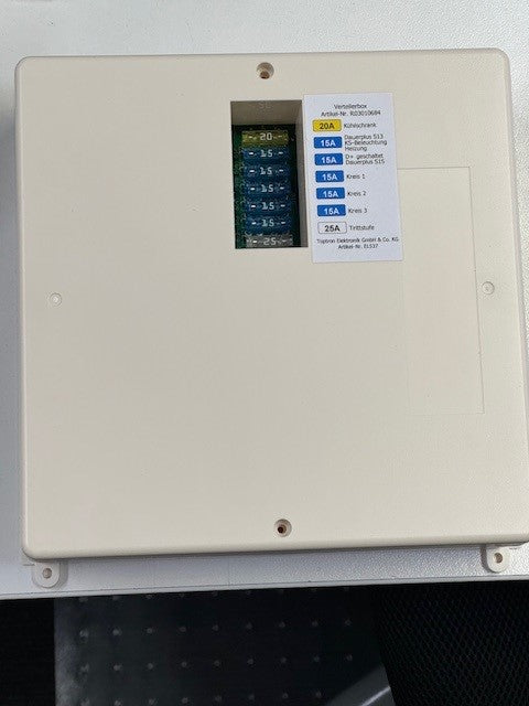 R03010684 12V DISTRIBUTION CONTROL BOX - EL537 -TOPTRON | Caravan ...