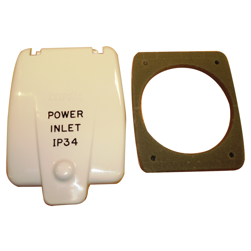 Clipsal Power Inlet Flap Only (Old Style) – Ashmores Caravan Services ...