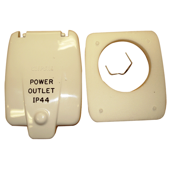 Clipsal Power Outlet Flap – Ashmores Caravan Services & Accessories