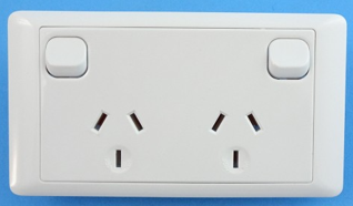 CMS DIY 240V Double Pole, Double Power Point, White – Ashmores Caravan ...